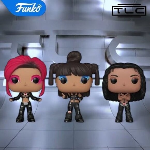 Funko | Toys | Funko Pop Rocks Tlc No Scrubs Tboz Left Eye Chilli 3 ...